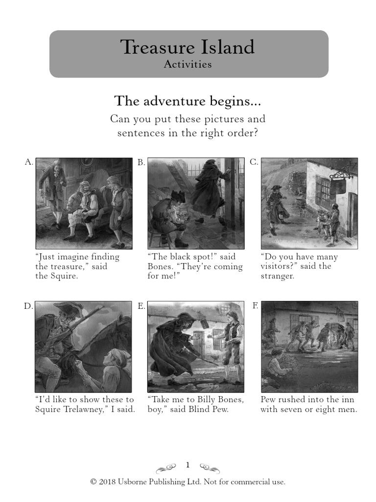 Treasure Island Quotation Assignment | PDF | Treasure Island | Pirate Books