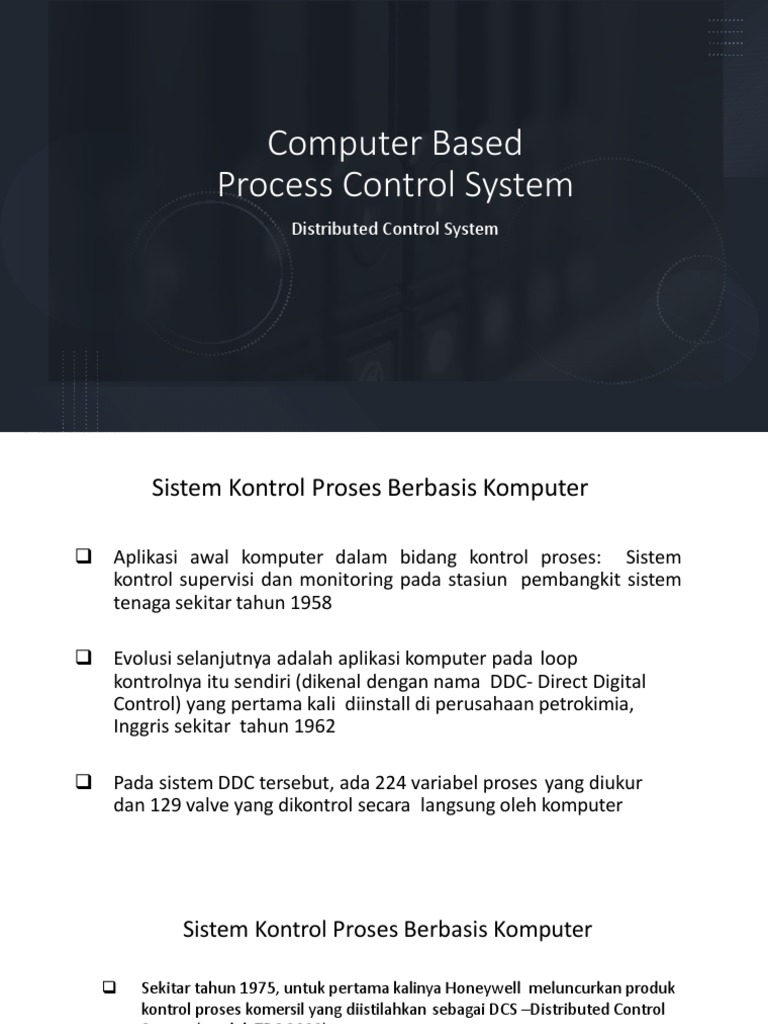 2 - Sistem Kontrol Terdistribusi - DCS | PDF