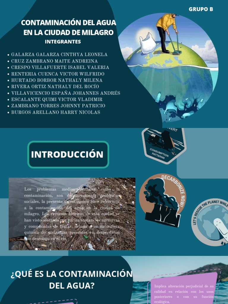 Contaminación Del Agua | PDF | La contaminación del agua | Agua