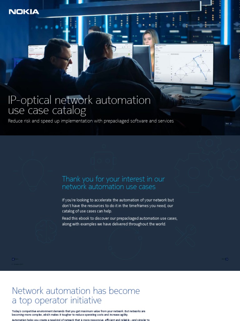 IP-Optical Network Automation Use Cases | PDF | Computer Network ...