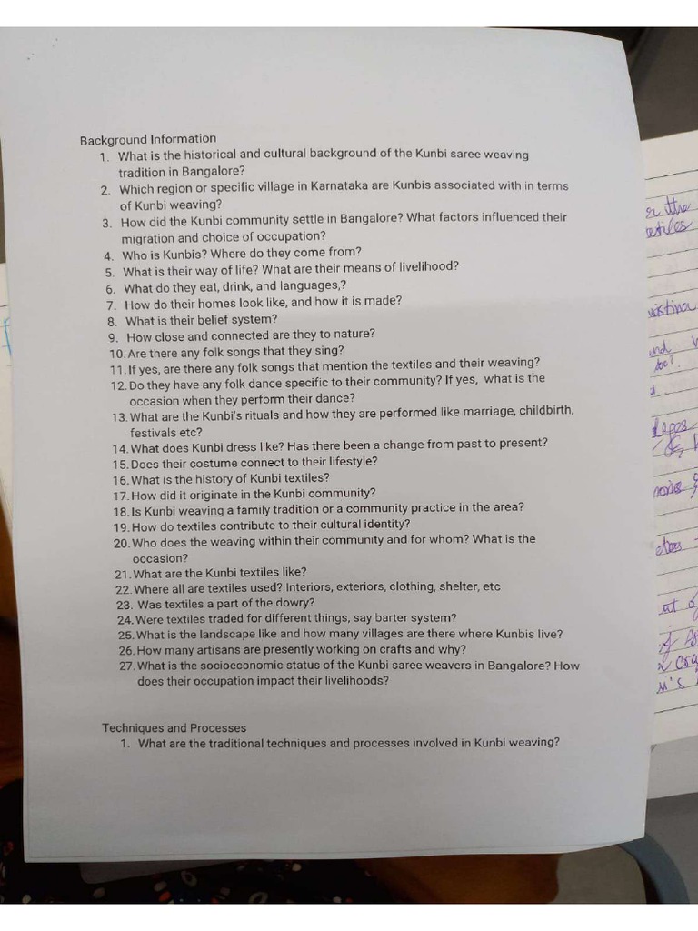 Questionnaire For Field Study - 1 | PDF