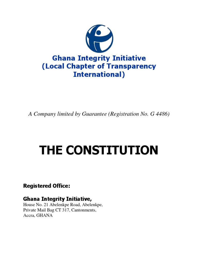Constitution of GII | PDF | Charitable Organization | Board Of Directors
