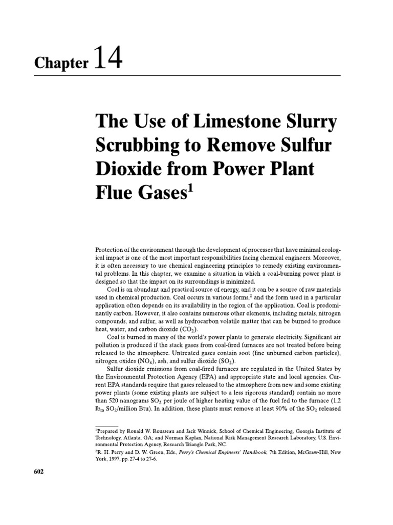 The Use of Limestone | PDF