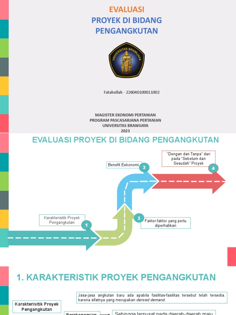 Evaluasi Proyek Di Bidang Pengangkutan | PDF