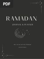 Ramadan Reflection and Tracker Journal | PDF | Ramadan | Islamic Ethics