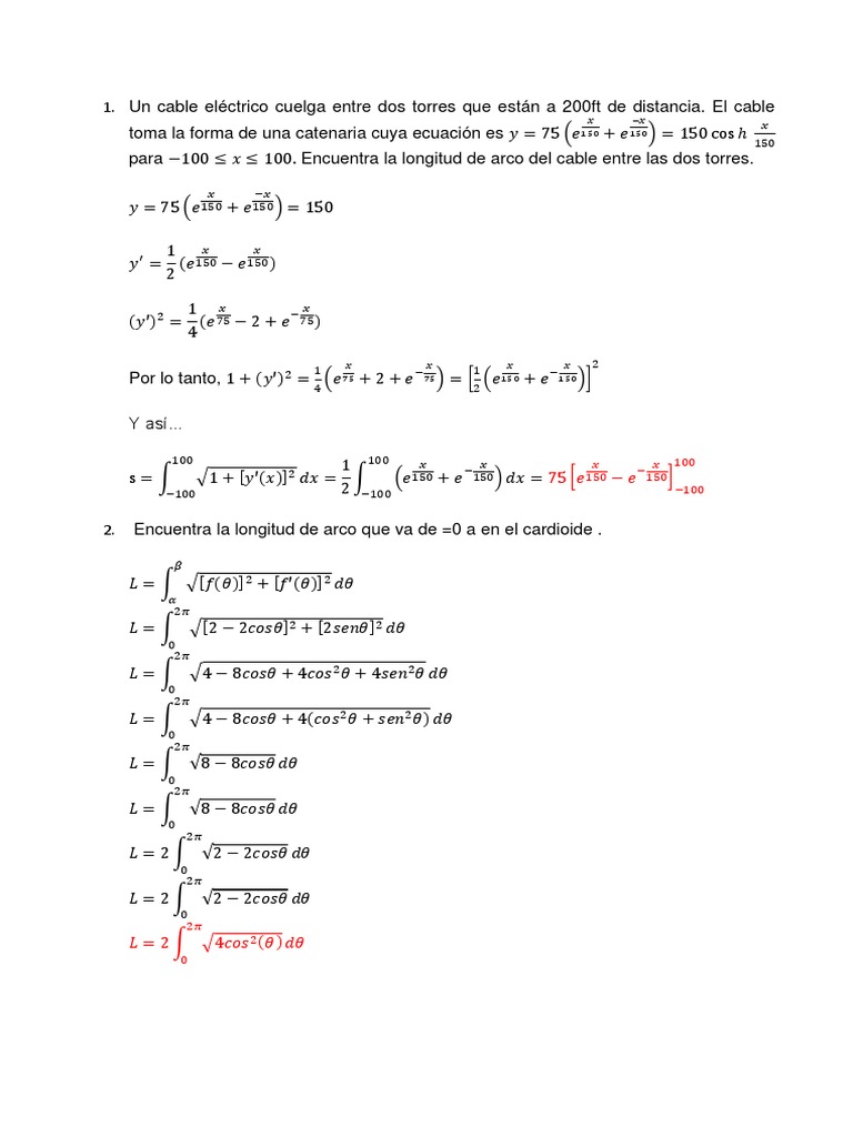 Problemario 6 | PDF | Integral | Análisis matemático