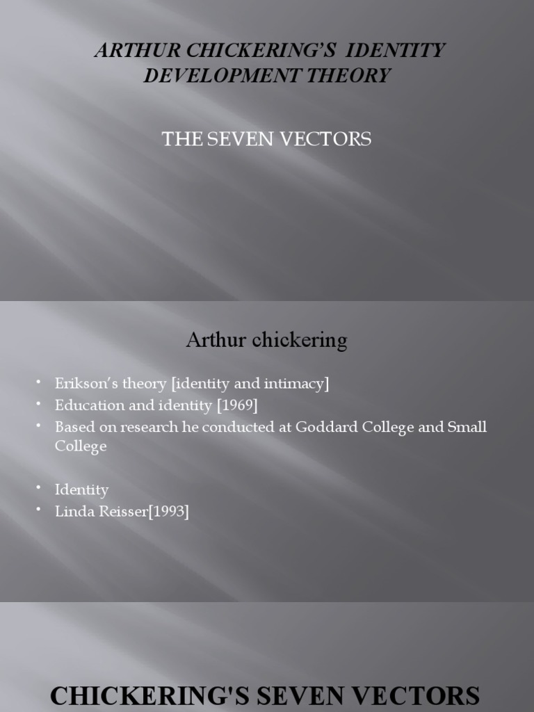 Chickering Slides 101 (1) (1) (Autosaved) | PDF | Identity (Social ...