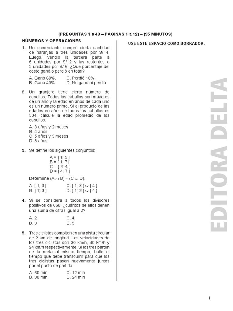 Material y Exámenes CEPREPUC PDF | PDF | Triángulo | Objetos matemáticos
