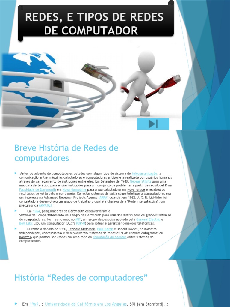 Redes, e Tipos de Redes de Computador | PDF | Rede de computadores ...