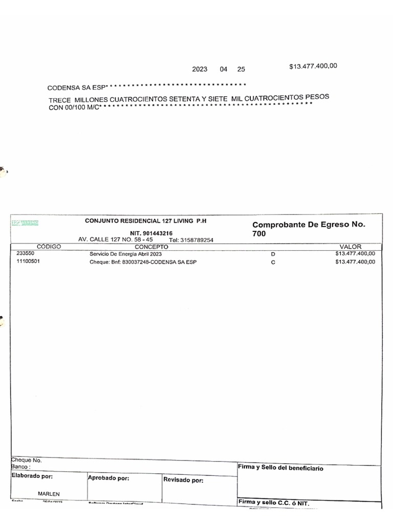 Factura Enel Abril 2023 | PDF
