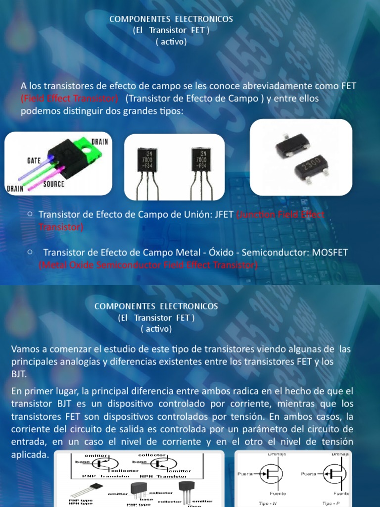 El Transistor FET | PDF | Mosfet | Transistor