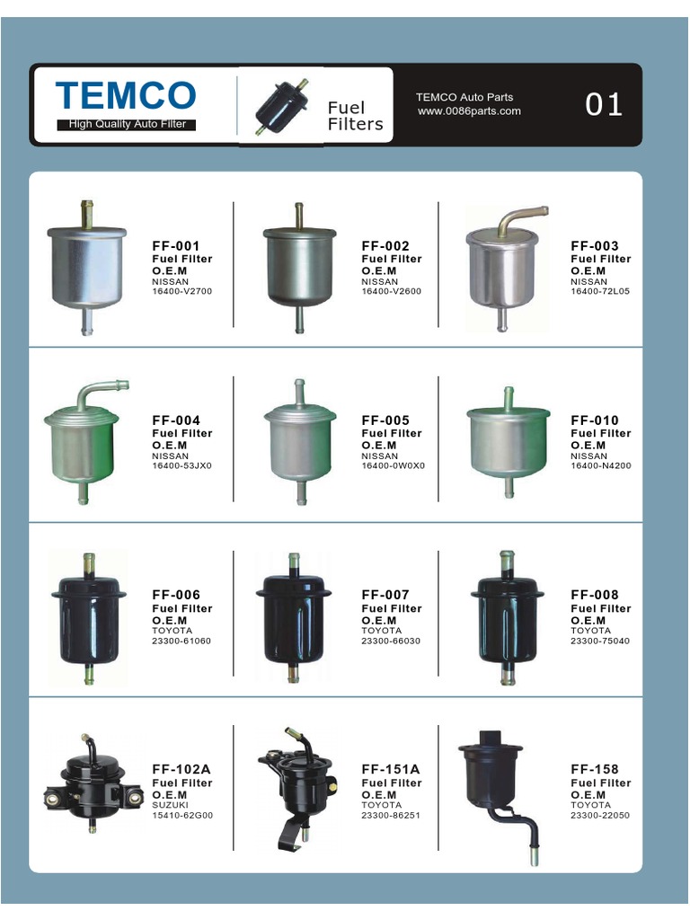Fuelfilter | PDF | Ford Motor Company | Volkswagen