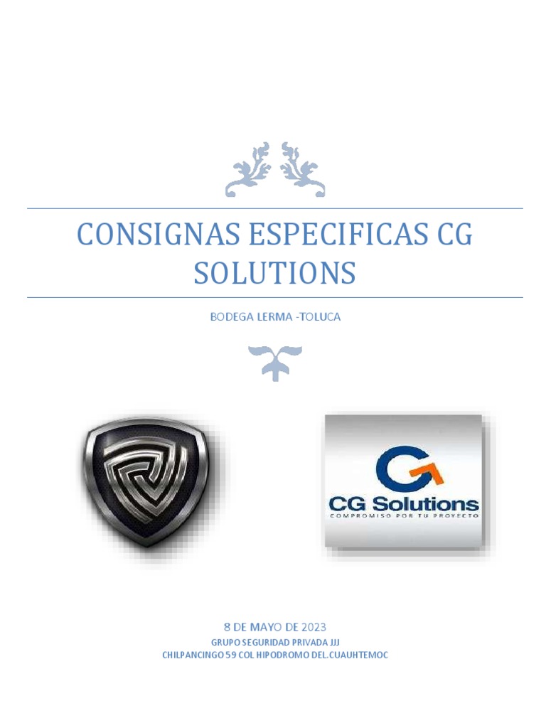 Consignas CG Solutions | PDF