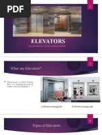 Elevator Mechanical Design | PDF