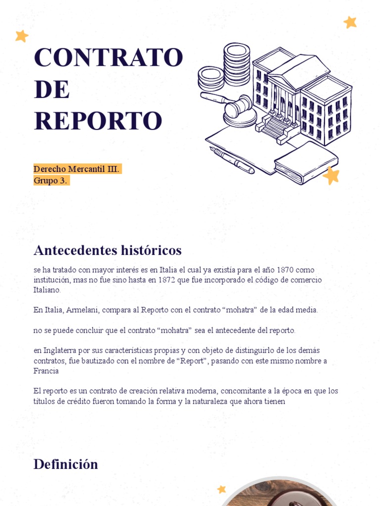 Contrato Reporto - Grupo 3. | PDF | Justicia | Crimen y violencia