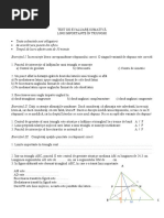 Matematica Clasa VII Teste Arii | PDF