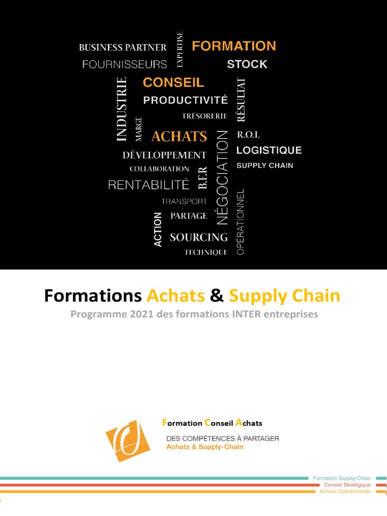 Formations Achats 2021 - Programme INTER | PDF | Business | Droit privé