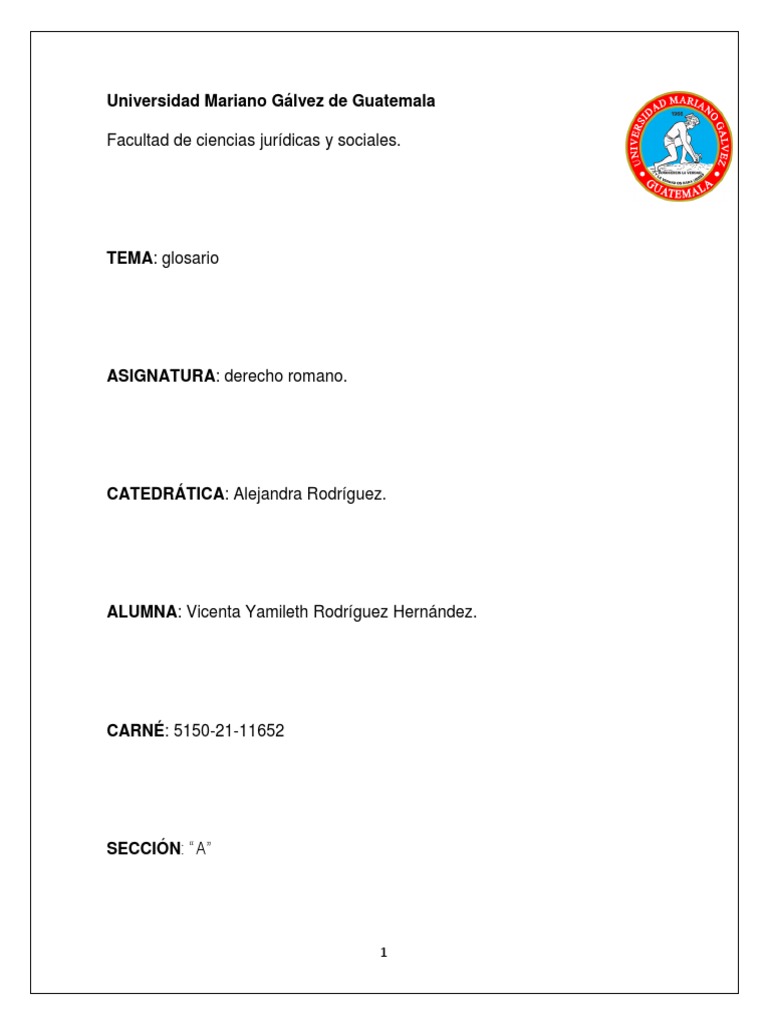 Glosario de Palabras Romanas | PDF | Roma antigua | Principios éticos