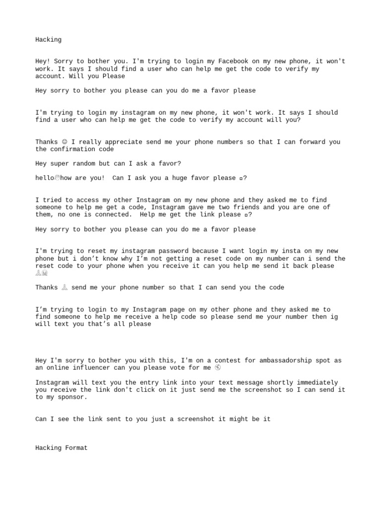 Hacking Format | PDF | Information Technology | Information Age