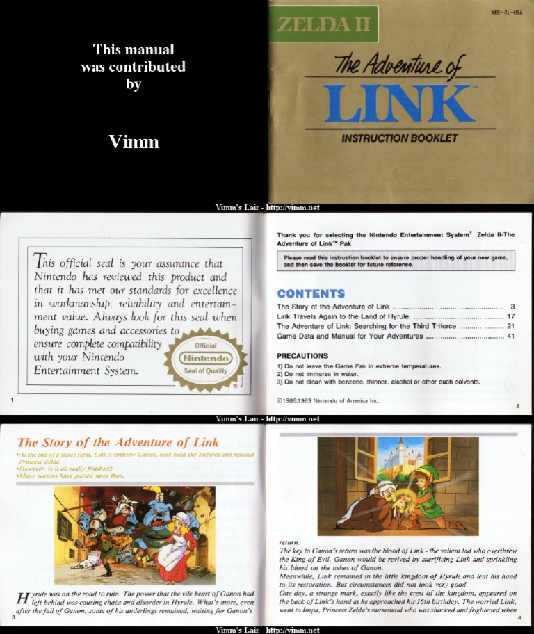Zelda II - The Adventure of Link | PDF