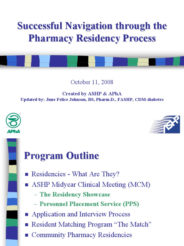 Residencies Ashp Apha07 | PDF | Residency (Medicine) | Pharmacy