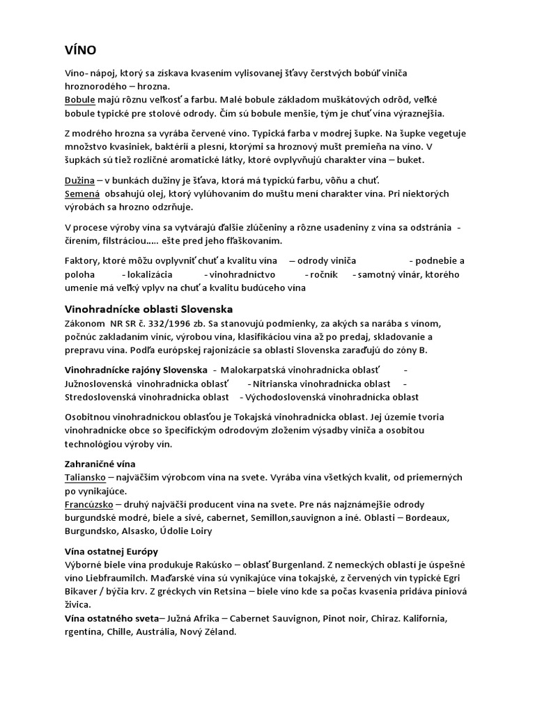 VINO | PDF