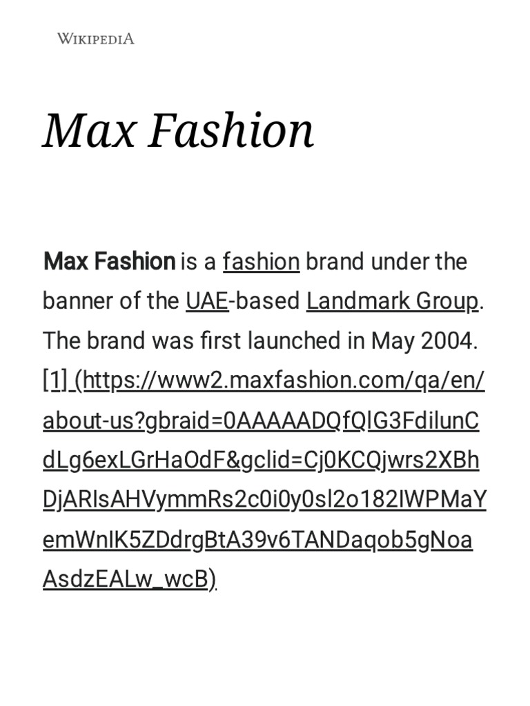 max-fashion-wikipedia-pdf-marketing-retailing
