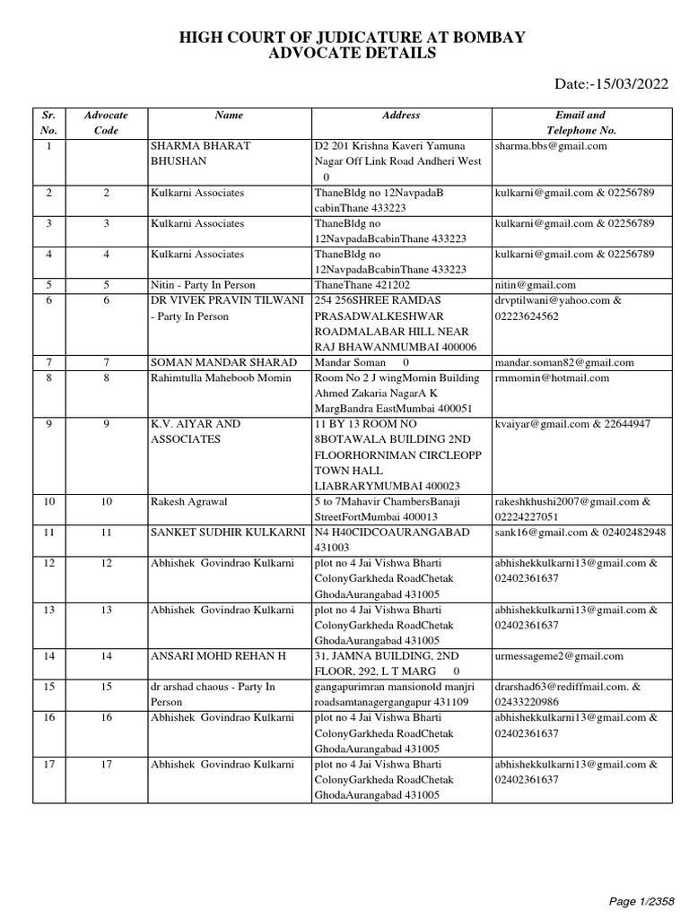 Adv Code Bom 20220315145649 | PDF