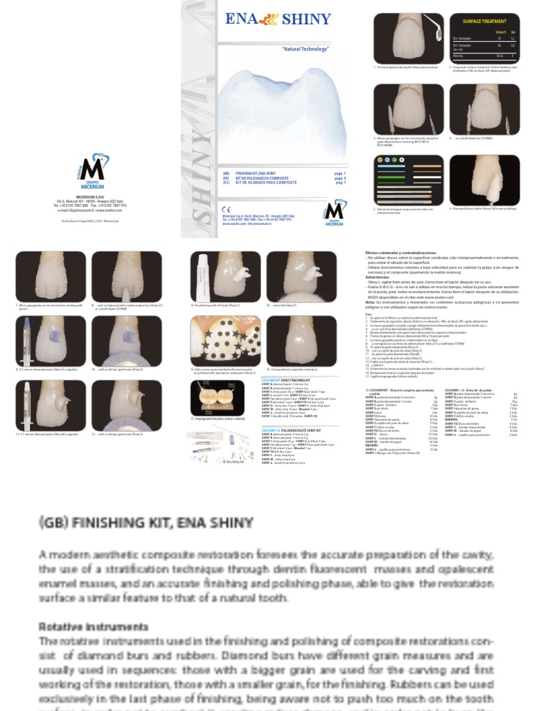 Ena Shiny Instructions | PDF | Materiales | Sector secundario de la economía