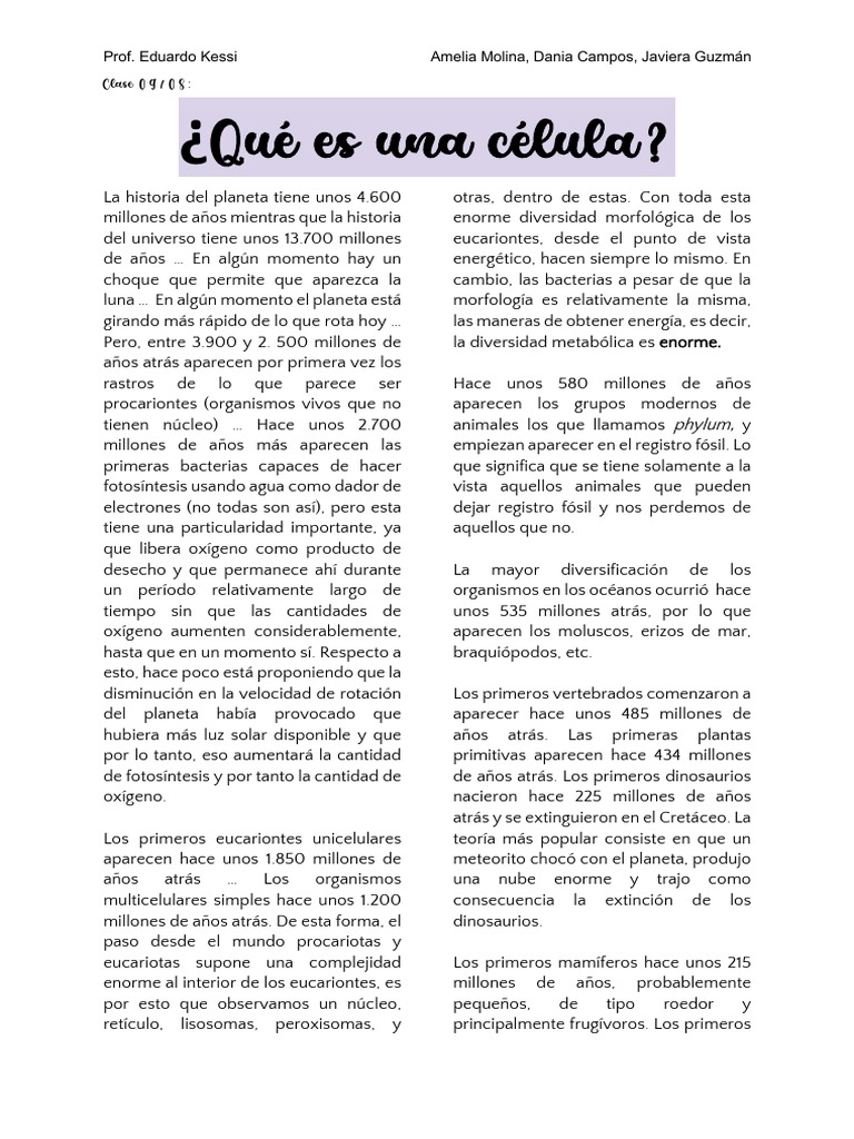 PP1 Biocel | PDF | Citoplasma | Las bacterias