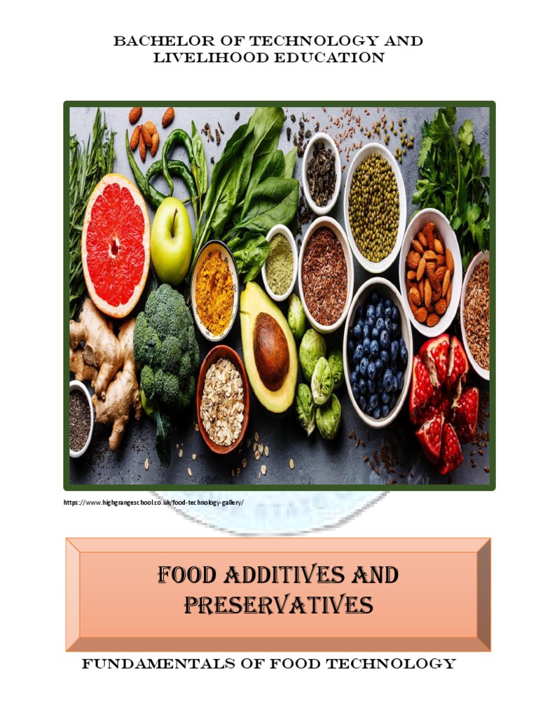 HE6 Module - Food Additives and Preservatives | PDF | Food Preservation ...