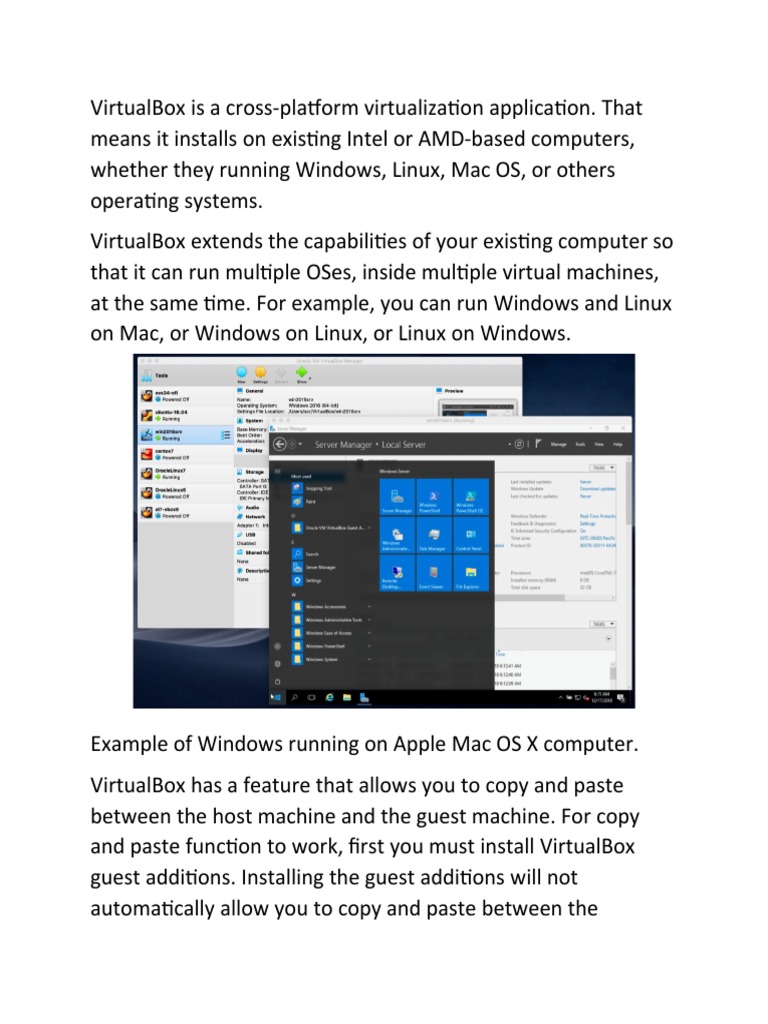 VirtualBox Is A Cross | PDF | 64 Bit Computing | Operating System Technology