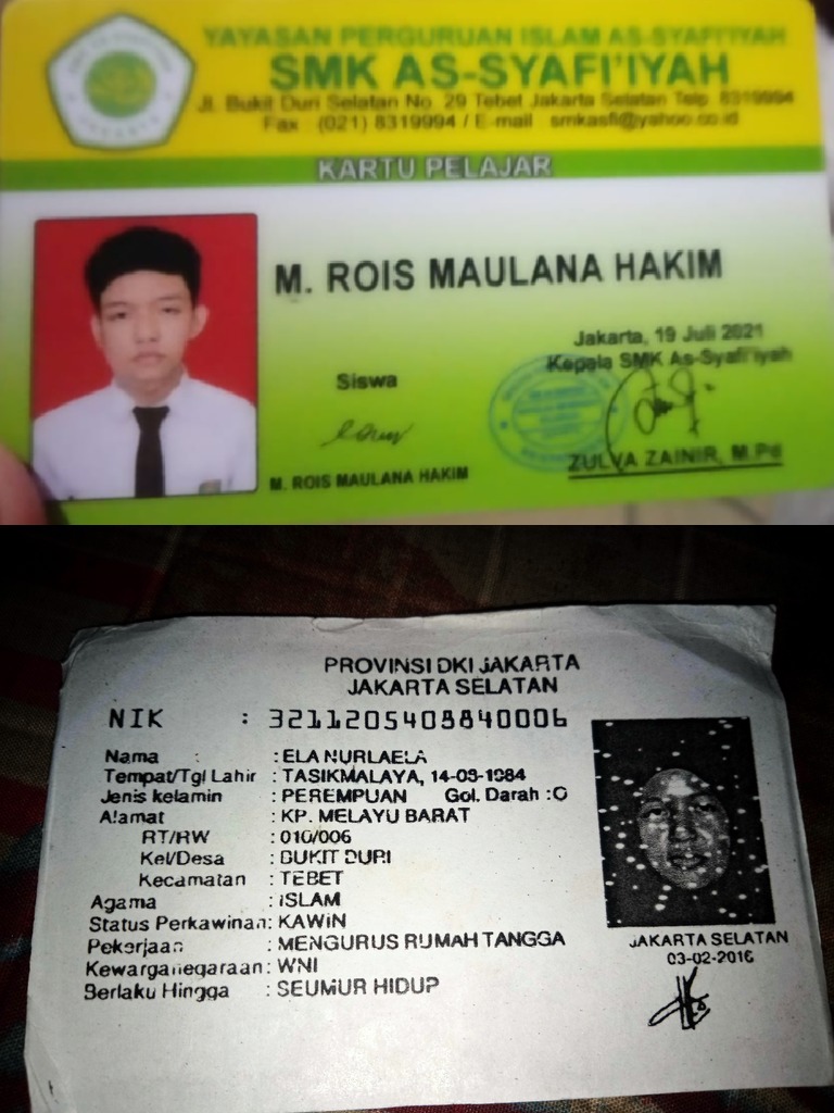 surat_Ktp_kk_kartu_pelajar_Rois_XRpl | PDF