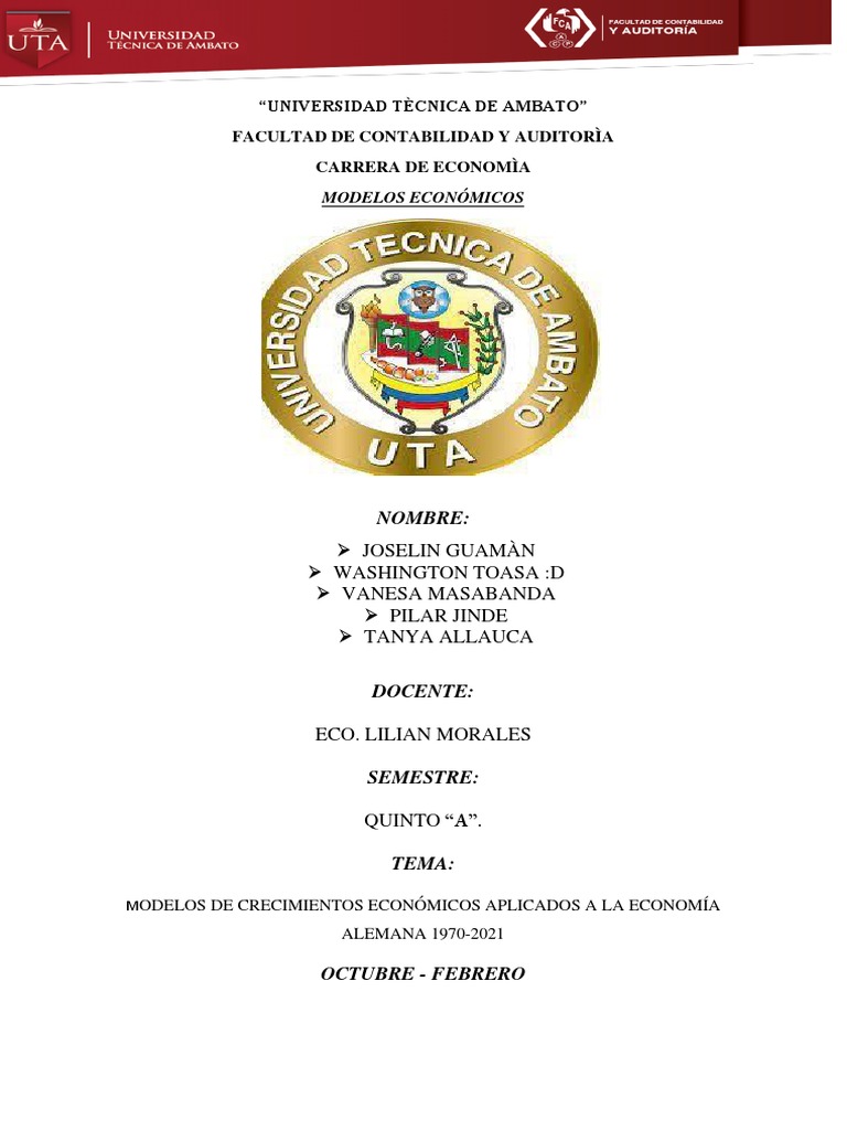 Modelo de Solow | PDF | Crecimiento económico | Producto Interno Bruto