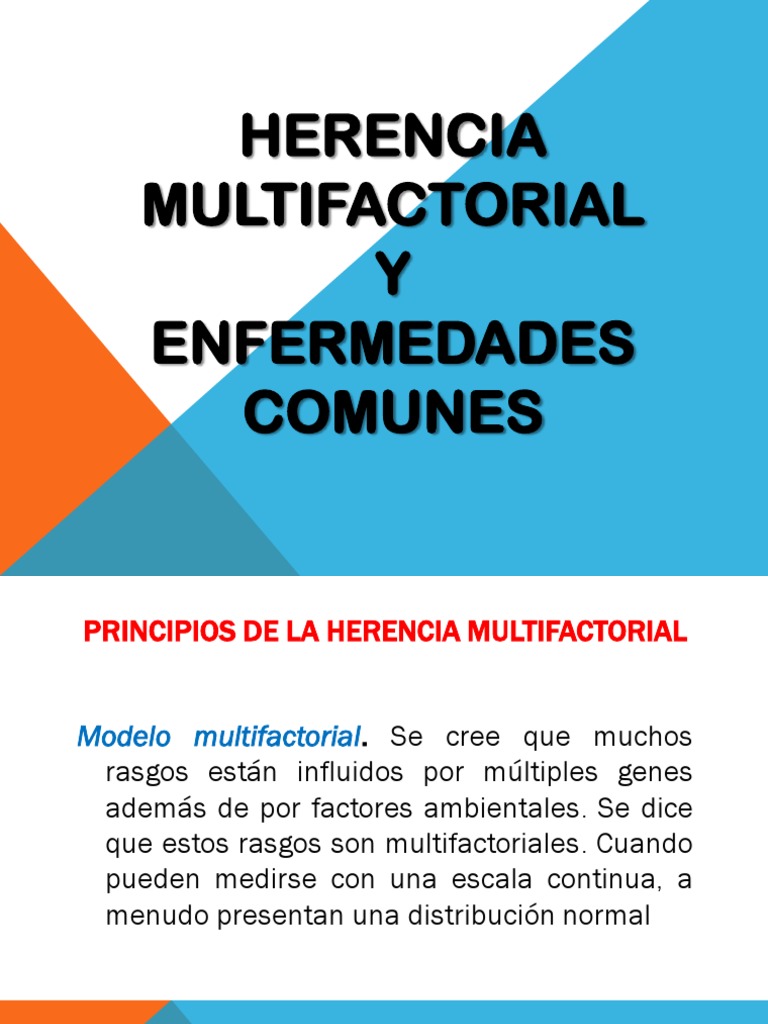 Herencia Multifactorial | PDF | Hipertensión | Gemelo