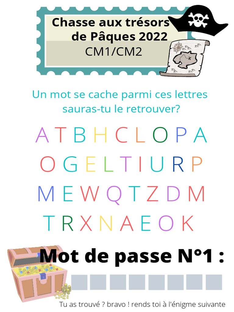 CM - Enigme 1 | PDF