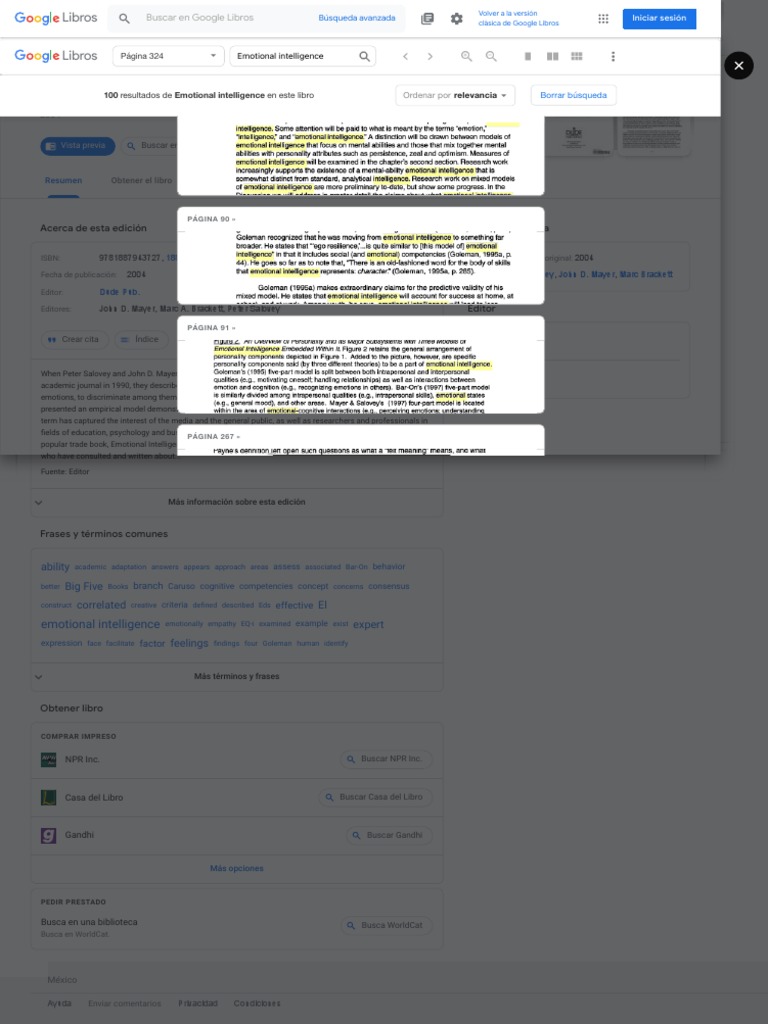 Emotional Intelligence - Google Books | PDF | Emotional Intelligence ...