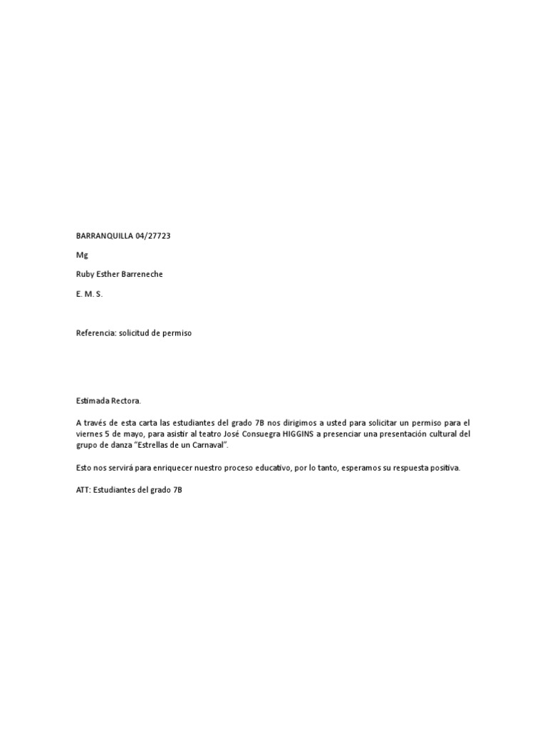 Solicitud de permiso para evento cultural | PDF