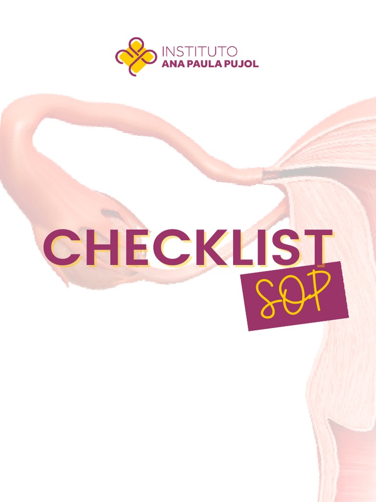 Checklist SOP - Ana Paula Pujol | PDF | Doenças e distúrbios ...