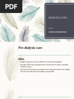 Essential Dialysis Terminology Guide | PDF | Hemodialysis | Dialysis