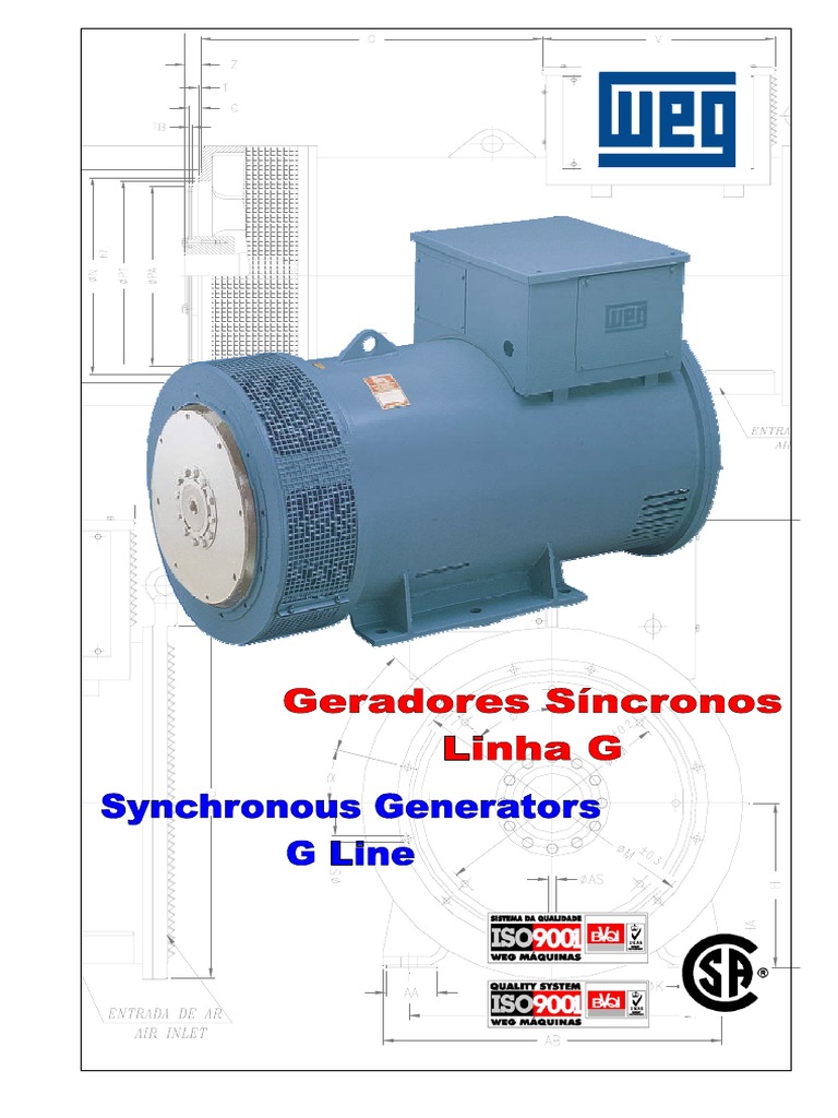 Weg Generators Rev | PDF | Rede elétrica | Engenharia Elétrica