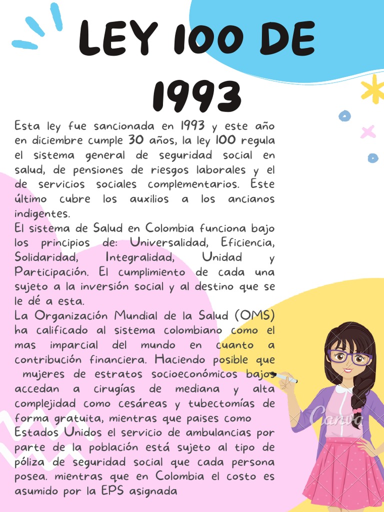 Ley 100 de 1993 | PDF