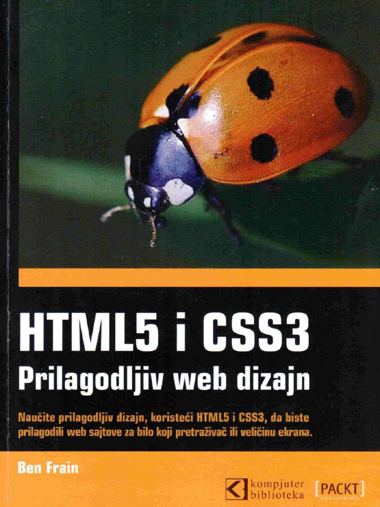 HTML5 I CSS3 - Prilagodljivi Web Dizajn | PDF
