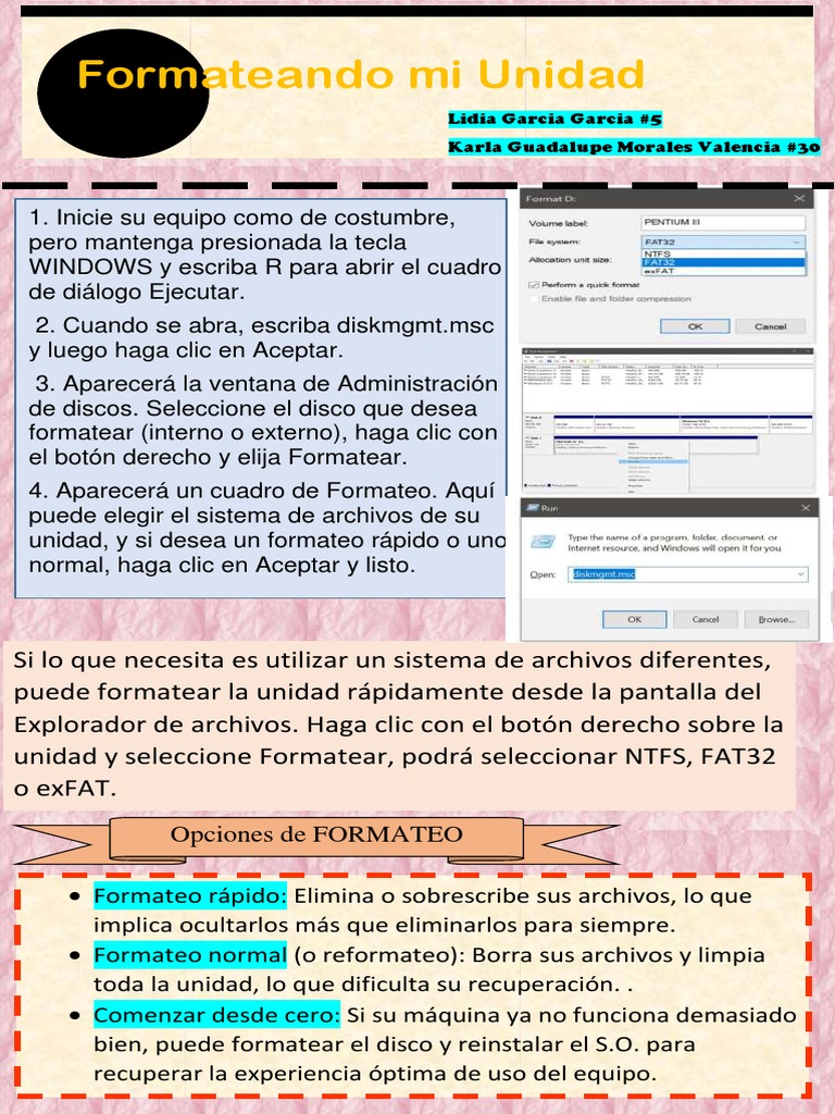 Guía de Formateo de Unidades | PDF | Juegos y actividades
