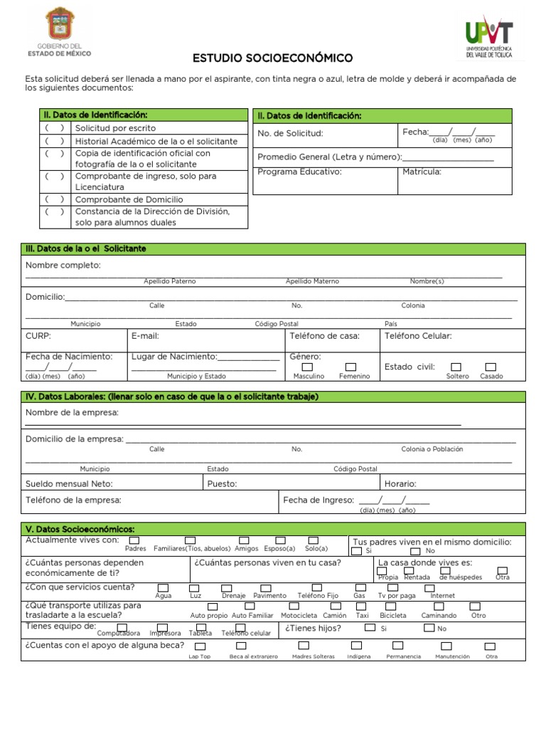 ESTUDIO SOCIOECONÓMICO | PDF