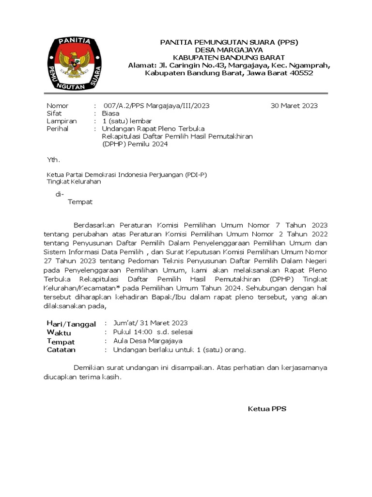 Undangan Partai | PDF