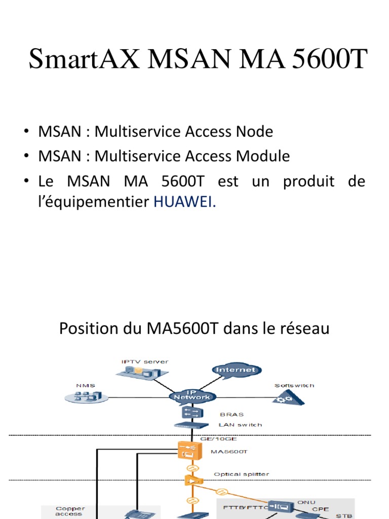 Msan 5600T | PDF | Broadband | Computer Hardware