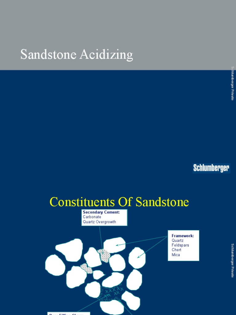 Sandstone Acidizing | PDF | Minerals | Sandstone