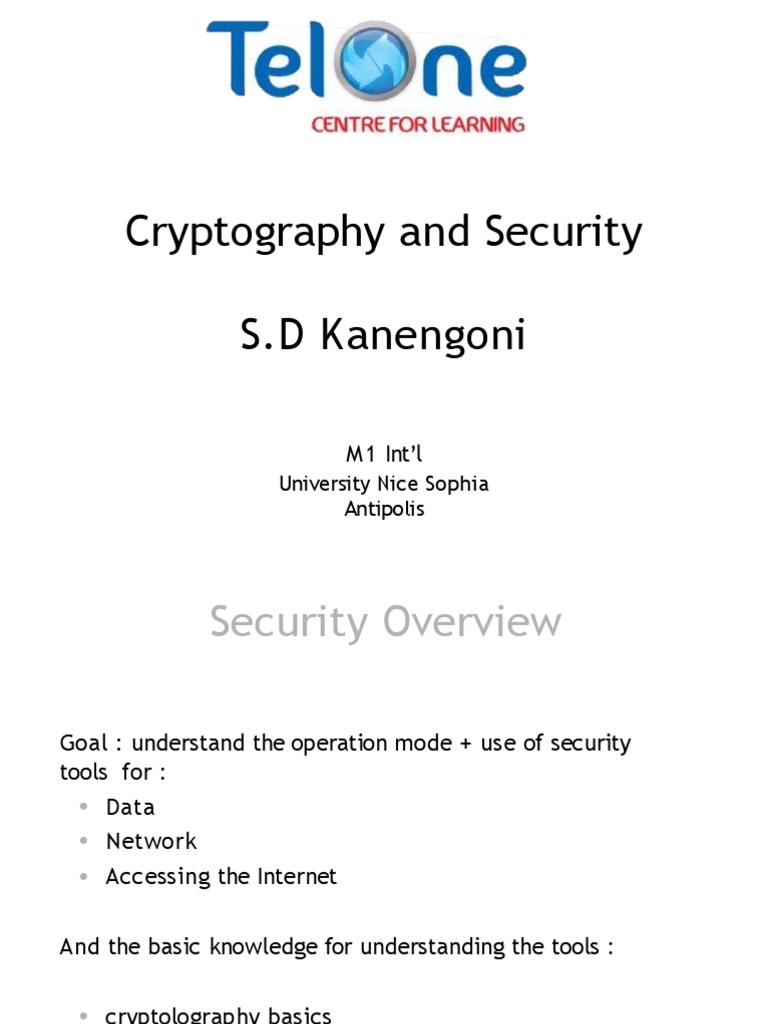 Security Overview | PDF | Information Security | Security