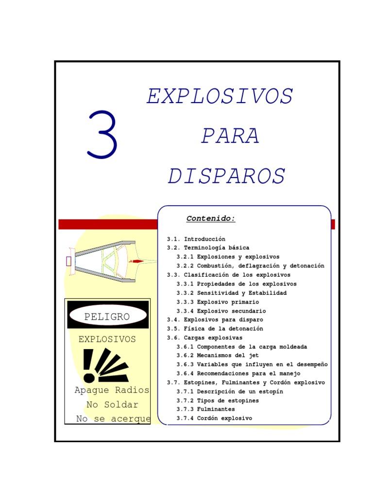 Explosivos para Disparos | PDF | Combustión | Cobre
